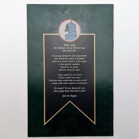 Accents | Dc Comic Book A Tale Of The Batman Gotham By Gaslight 1989 ...